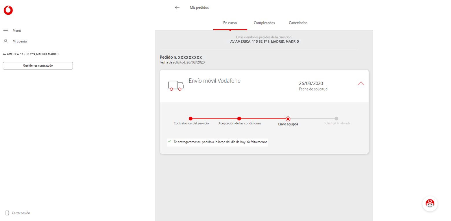 Cómo hacer seguimiento de tu pedido | Ayuda Vodafone Particulares
